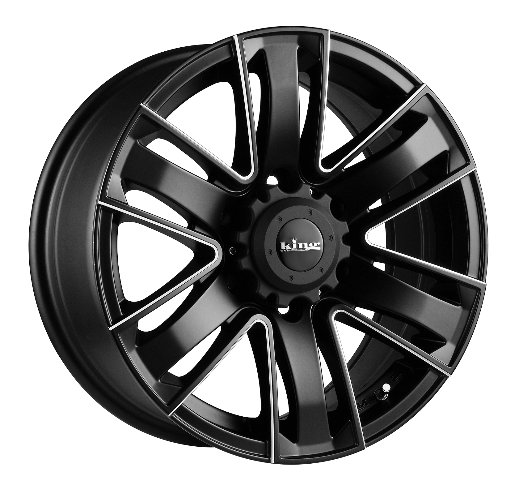 KING ROK SATIN BLACK MILLED, (16X7 ET35 5X120) - Northern Beaches Tyres