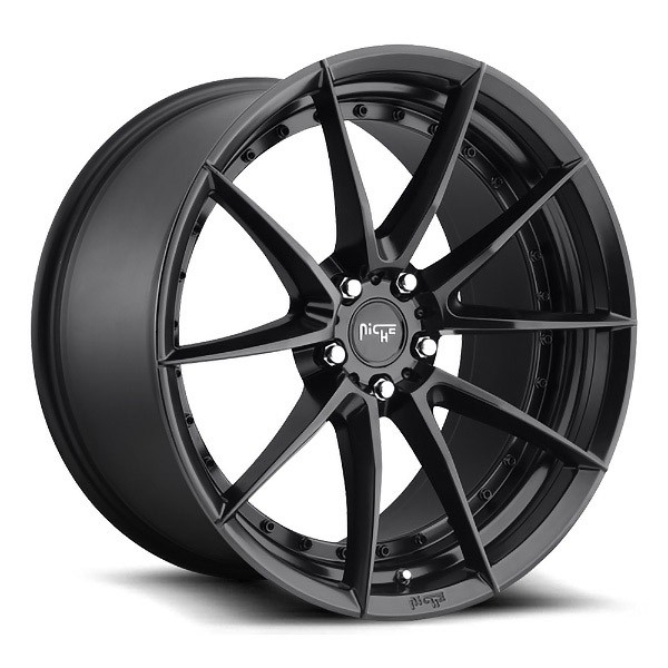 NICHE WHEELS SECTOR, NICHE SECTOR M196 MATTE BLACK (20X10.5 ET35 5X120 ...