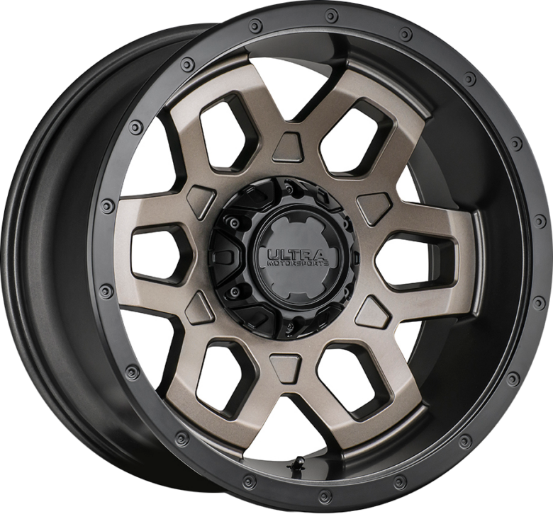 ULTRA ULTRA WARLOCK, WARLOCK DARK BRONZE W BLACK LIP (17X9 ET18 6X135 ...